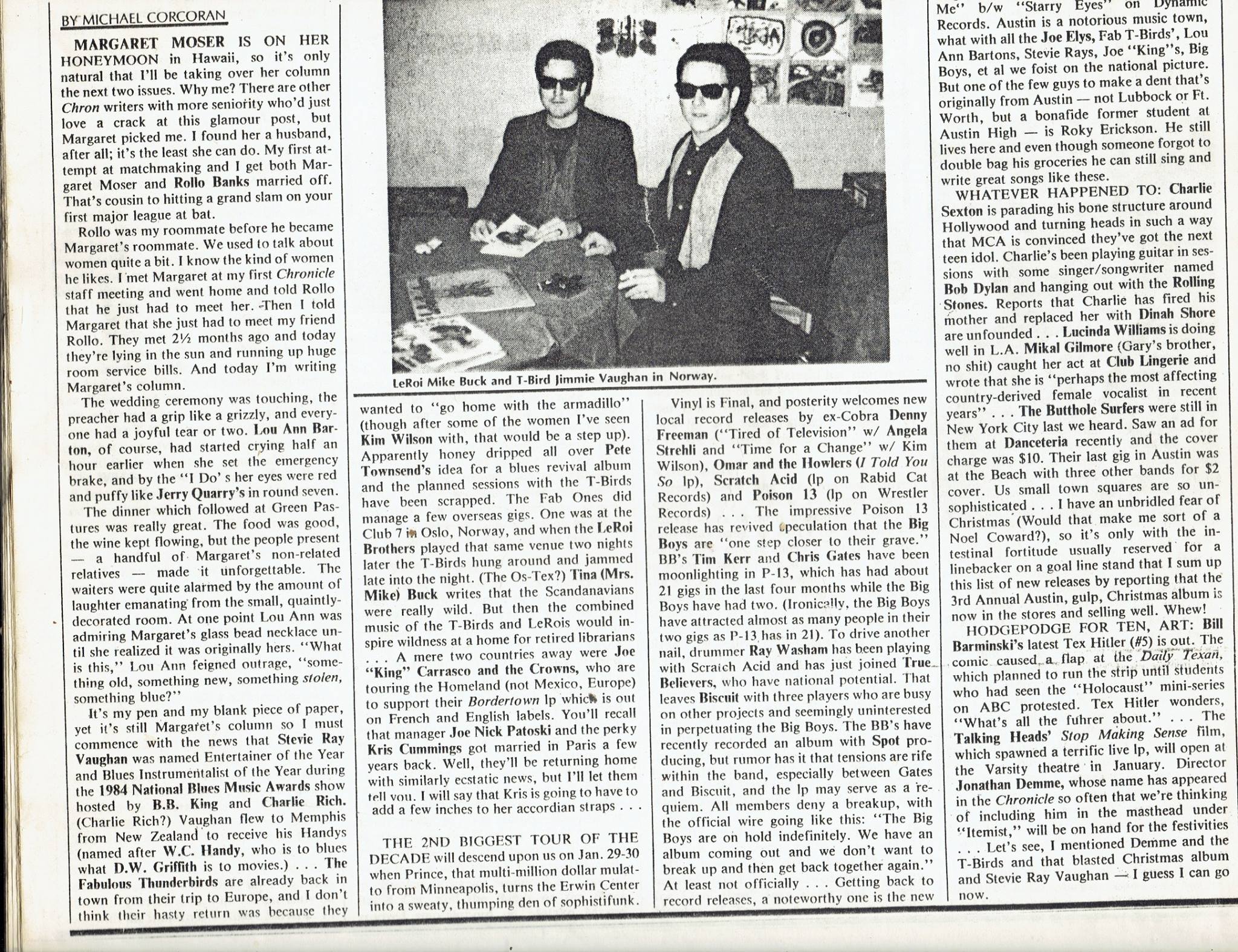 Heaven is Backstage at Hell: the Austin Chronicle ’80s | MichaelCorcoran.net