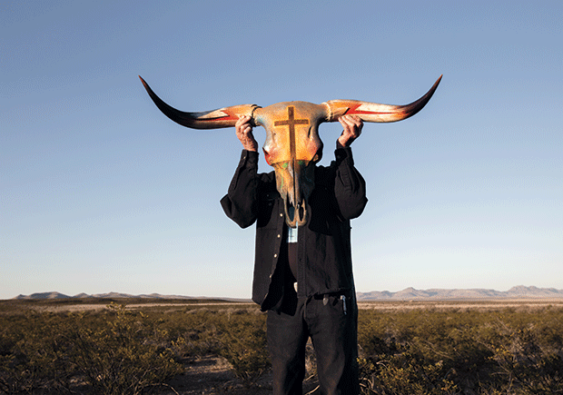 elder KLEPPER-boyd-elder-with-skull-chilicote-ranch | MichaelCorcoran.net